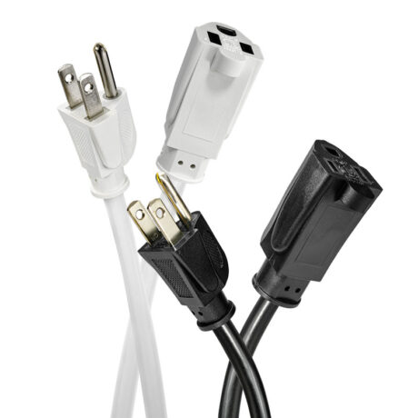 3-Prong Weatherproof Extension Cords - Polarized 3-prong plug 1-outlet ...